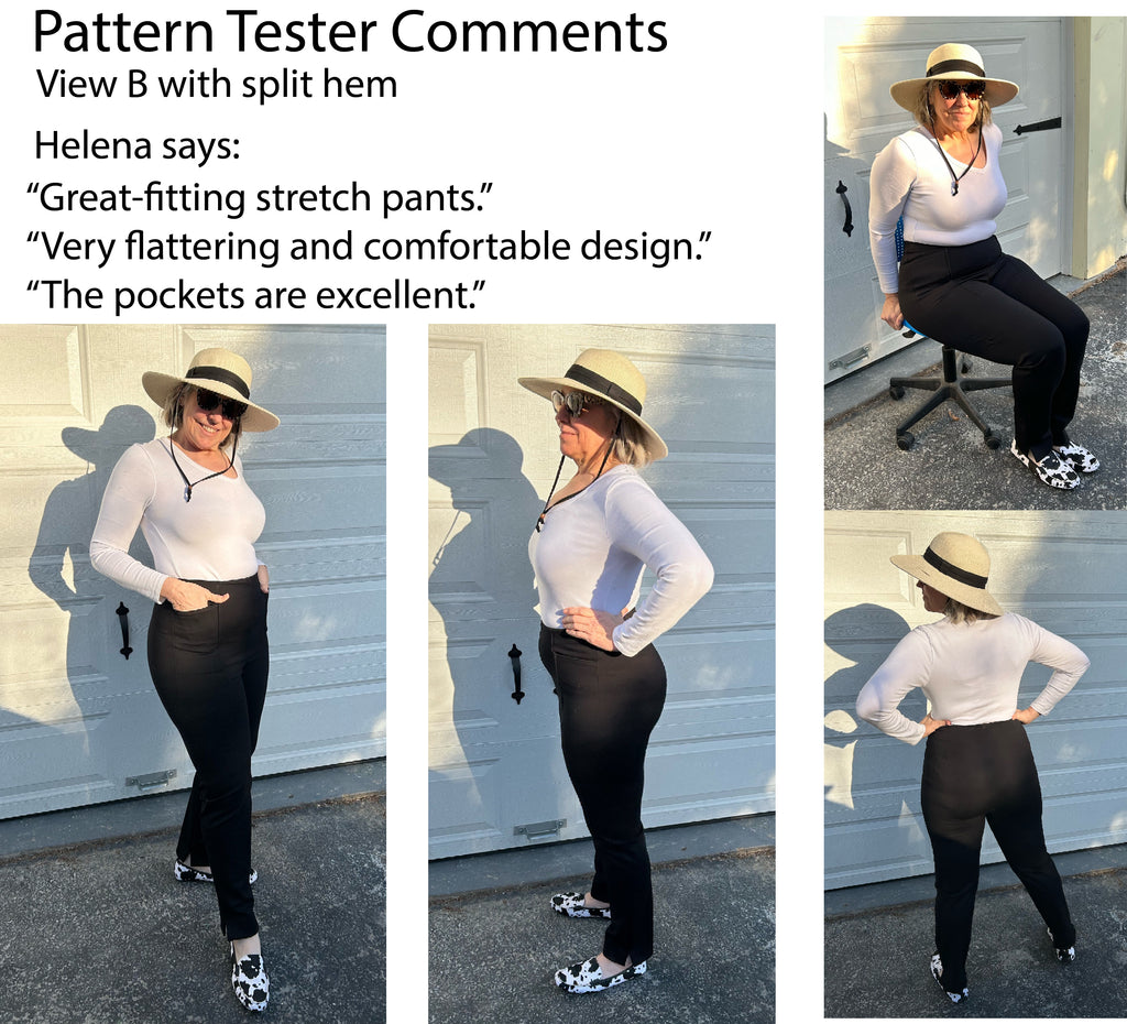 Diamond Hem Trousers – Style Falcon