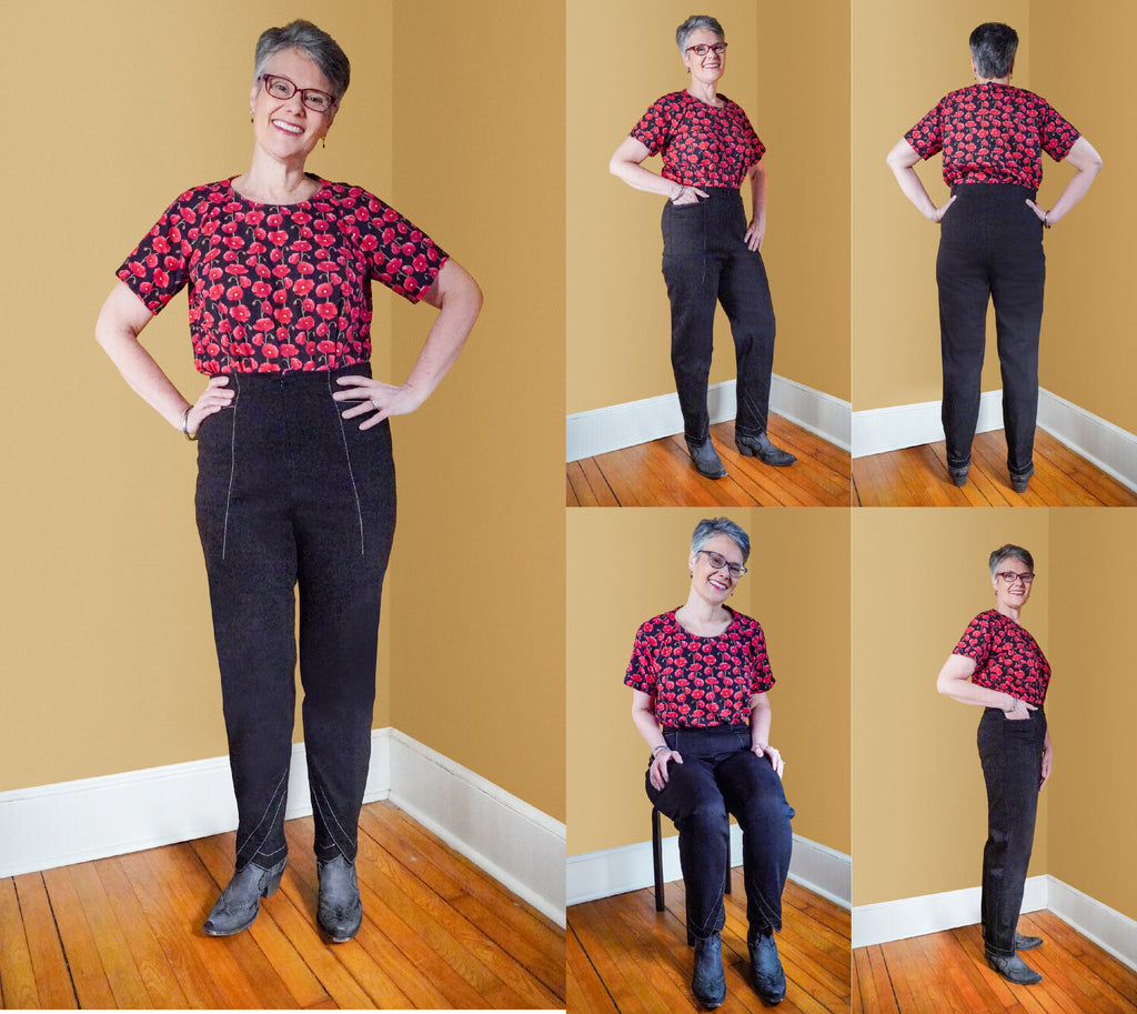 Diamond Hem Trousers – Style Falcon