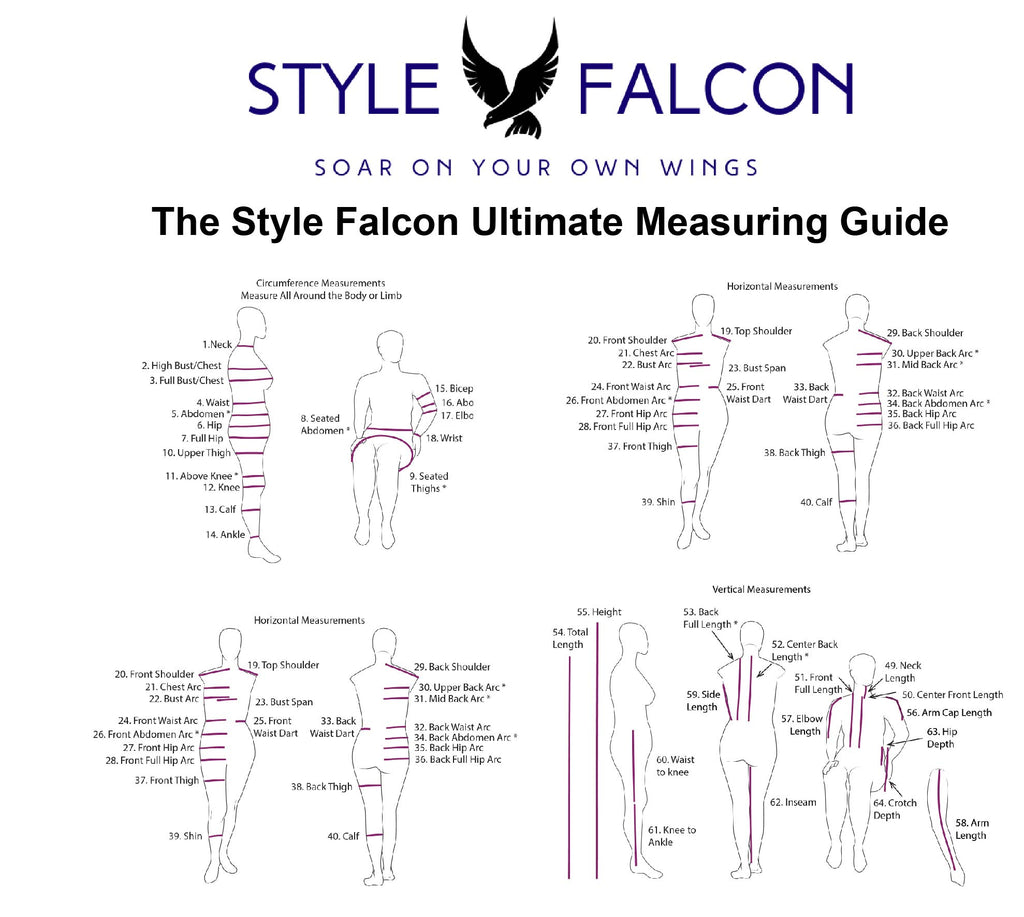 The Style Falcon Ultimate Measuring Guide