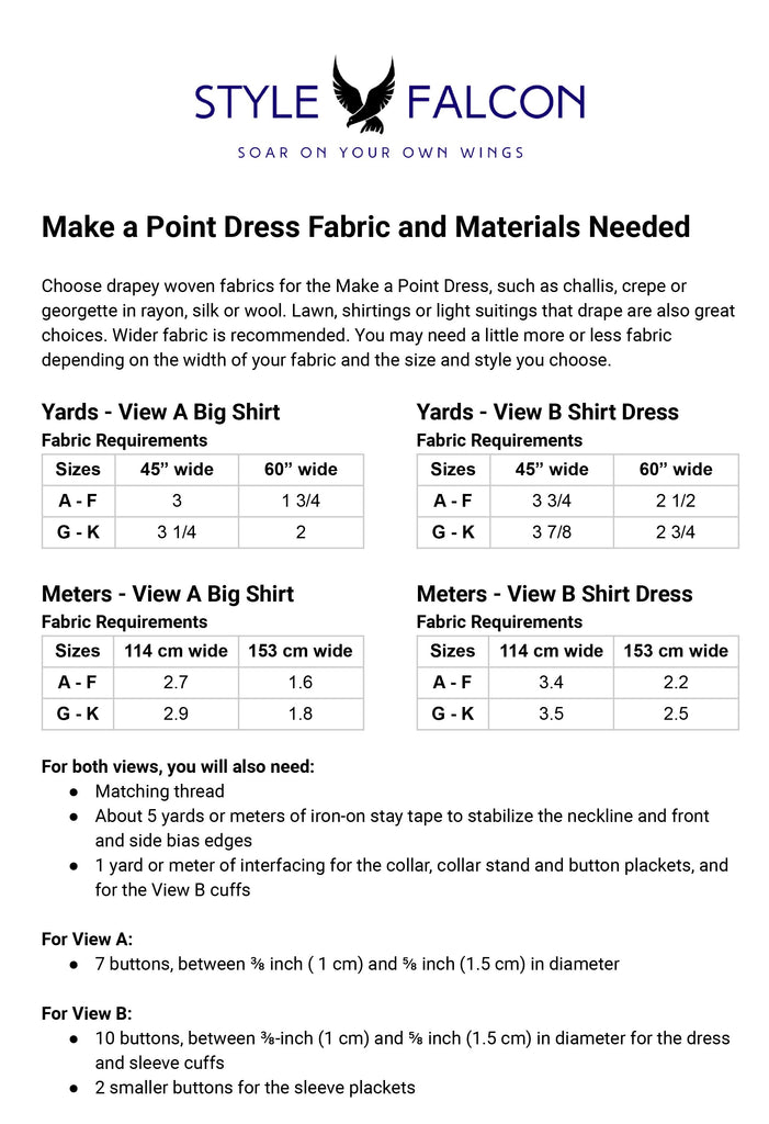 Make a Point Dress – Style Falcon